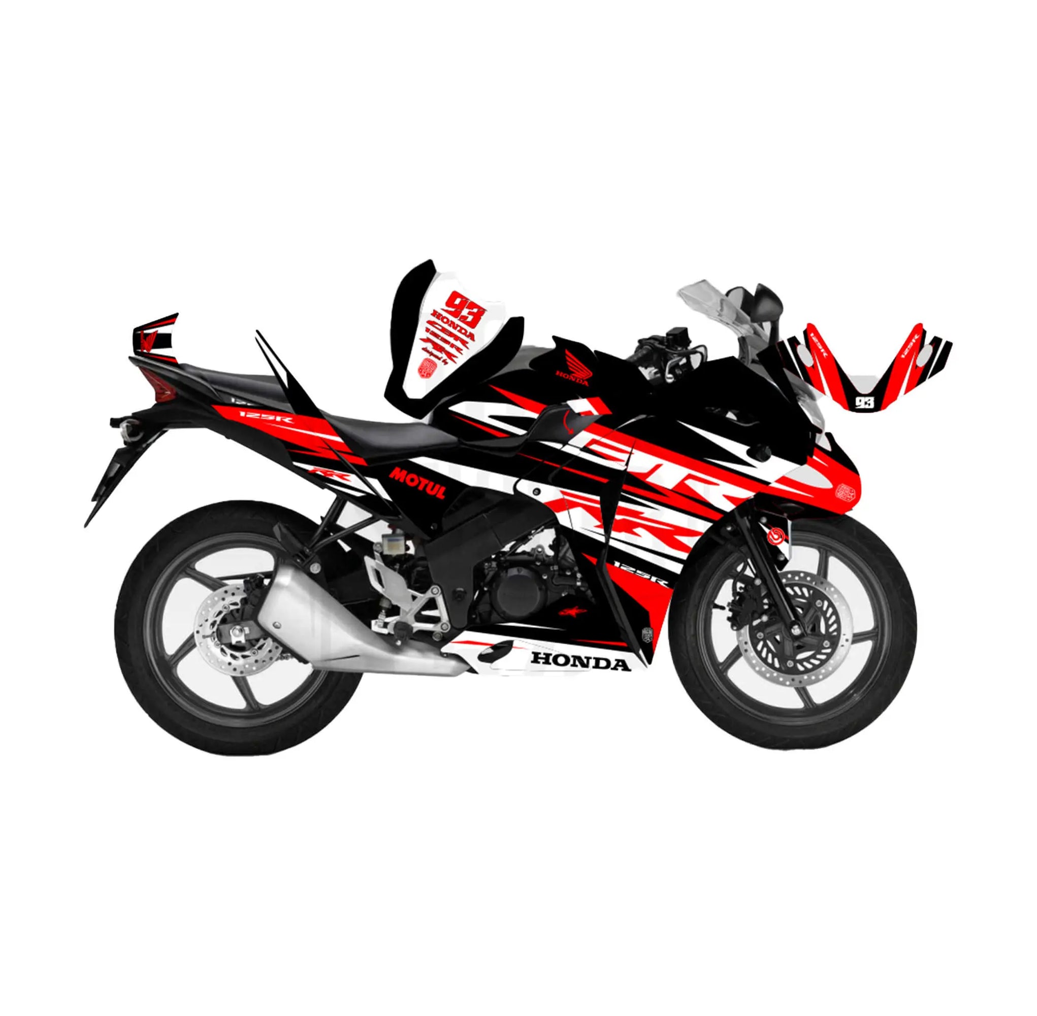 Honda CBR 125 Race Stripes Graphic Kit | Bikerz Kingdom