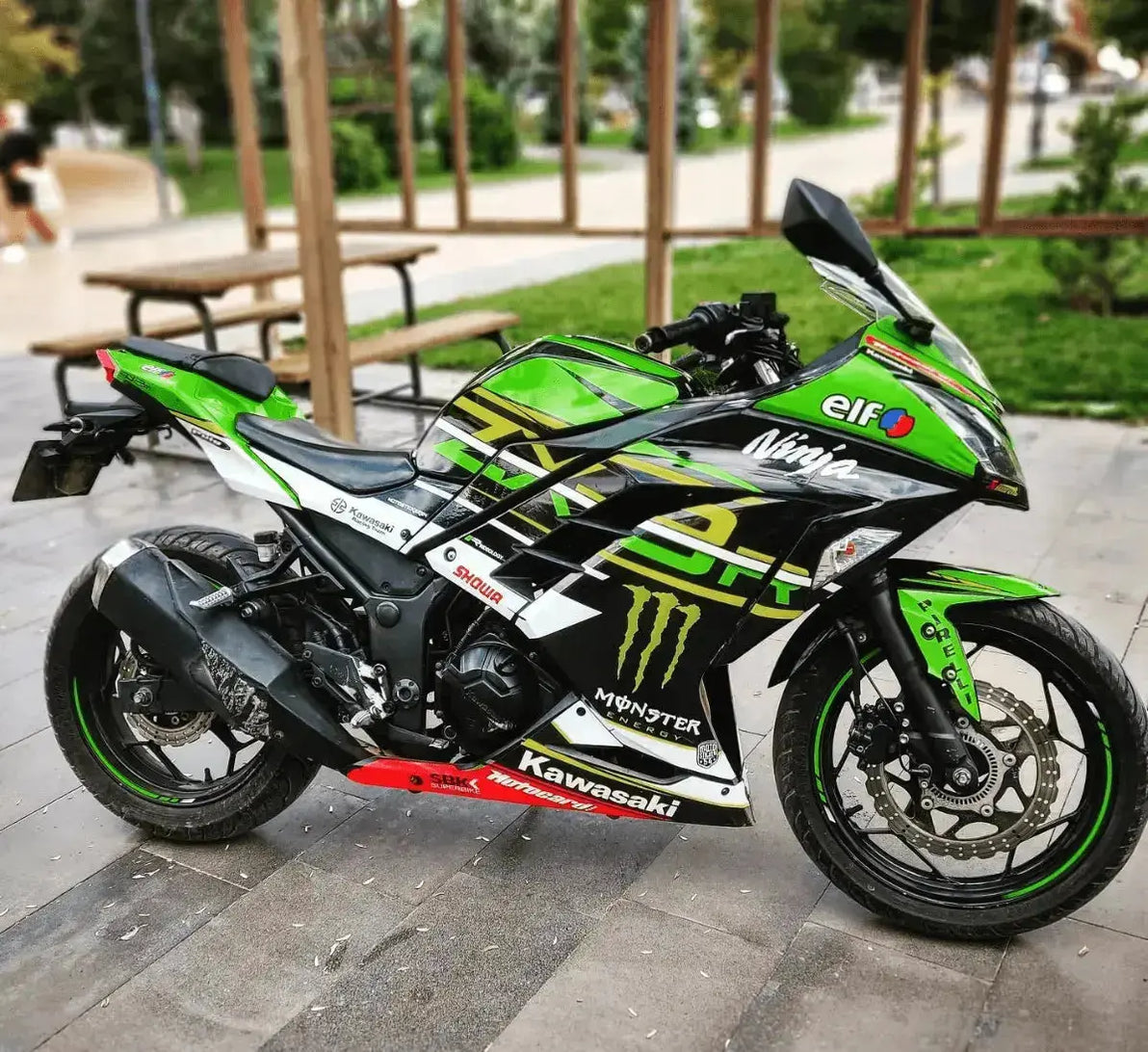 Kawasaki Ninja 300 ZX-3R Theme Graphic Kit | Bikerz Kingdom