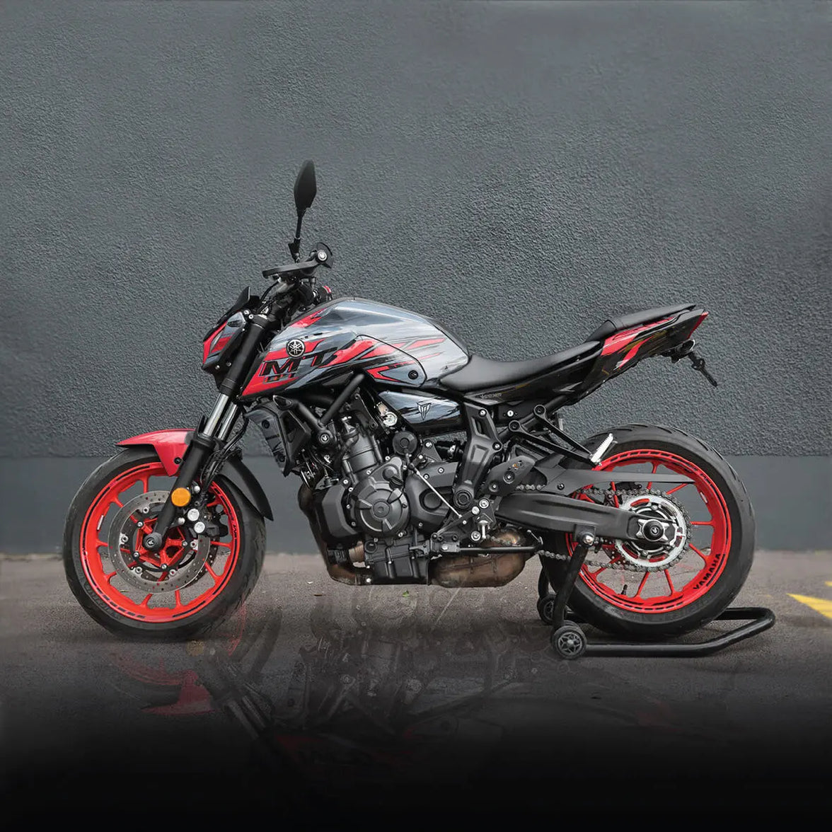 Ride in Style – YAMAHA MT07 Graphics Kit 2021 - 2024 MT07 Decal Kits ...