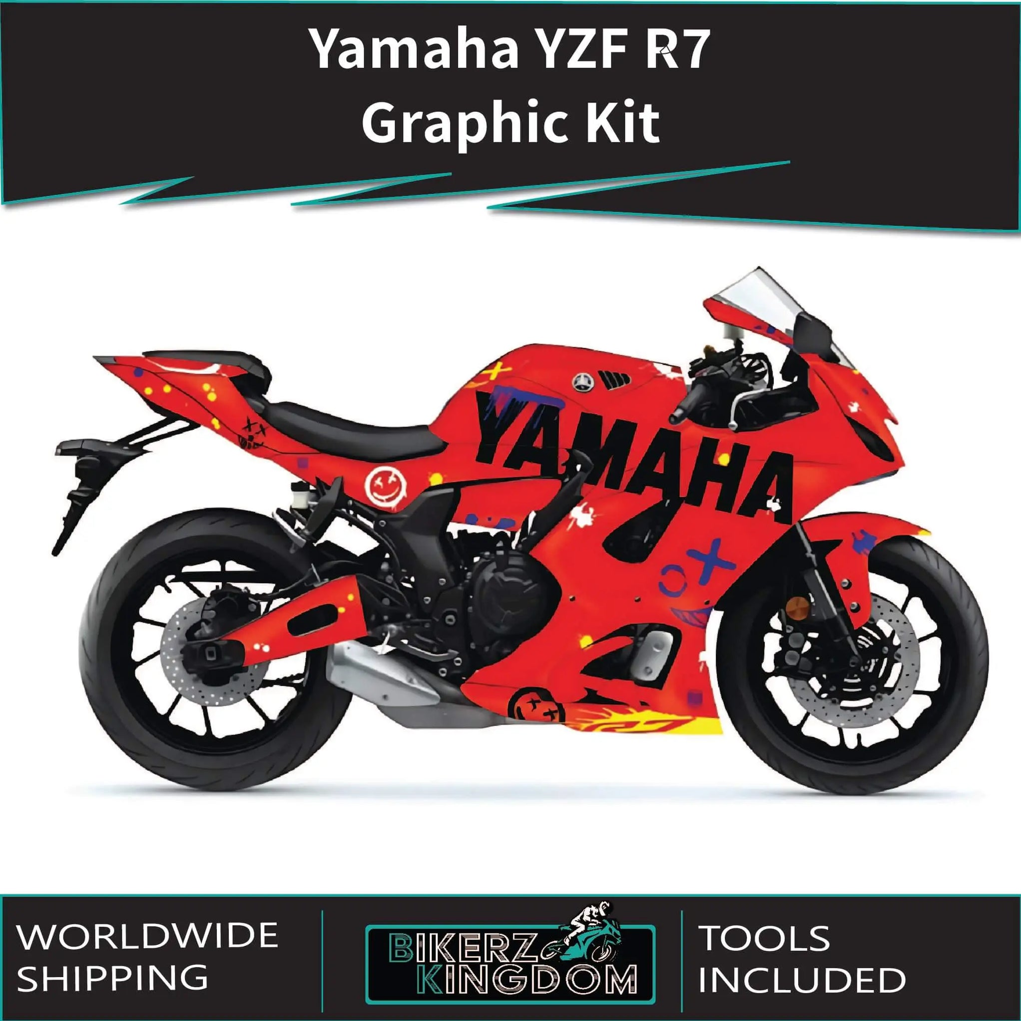 Yamaha YZF R7 2021-2025 Graphic Kits | Bikerz Kingdom