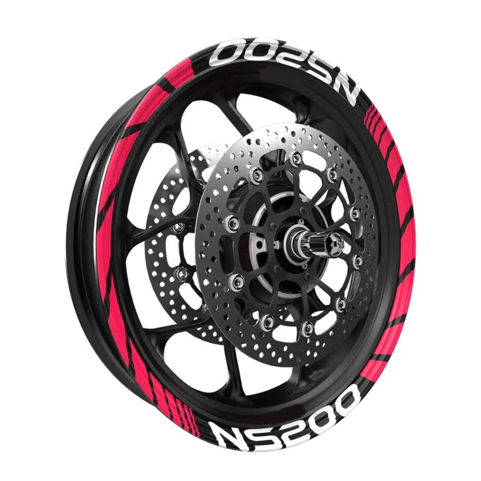 Bajaj NS200 Drsgon Graphics with Rim Stickers | Bikerz Kingdom