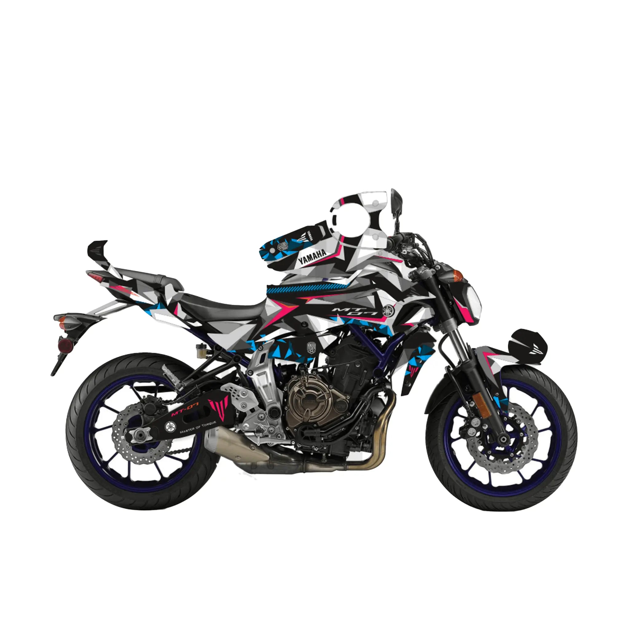 Yamaha MT07 Graphic Kit - Custom Decal Wrap — Bikerz Kingdom